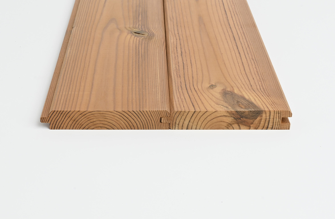 Thermo Fyr - Fer & not - Facadebeklædning - ThermoWood - 20x115 mm ...